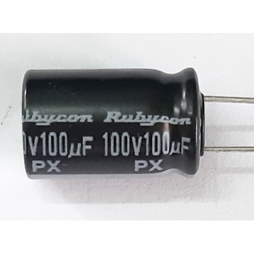 100UF 100V PX RUBYCON CAPACITOR INDIA